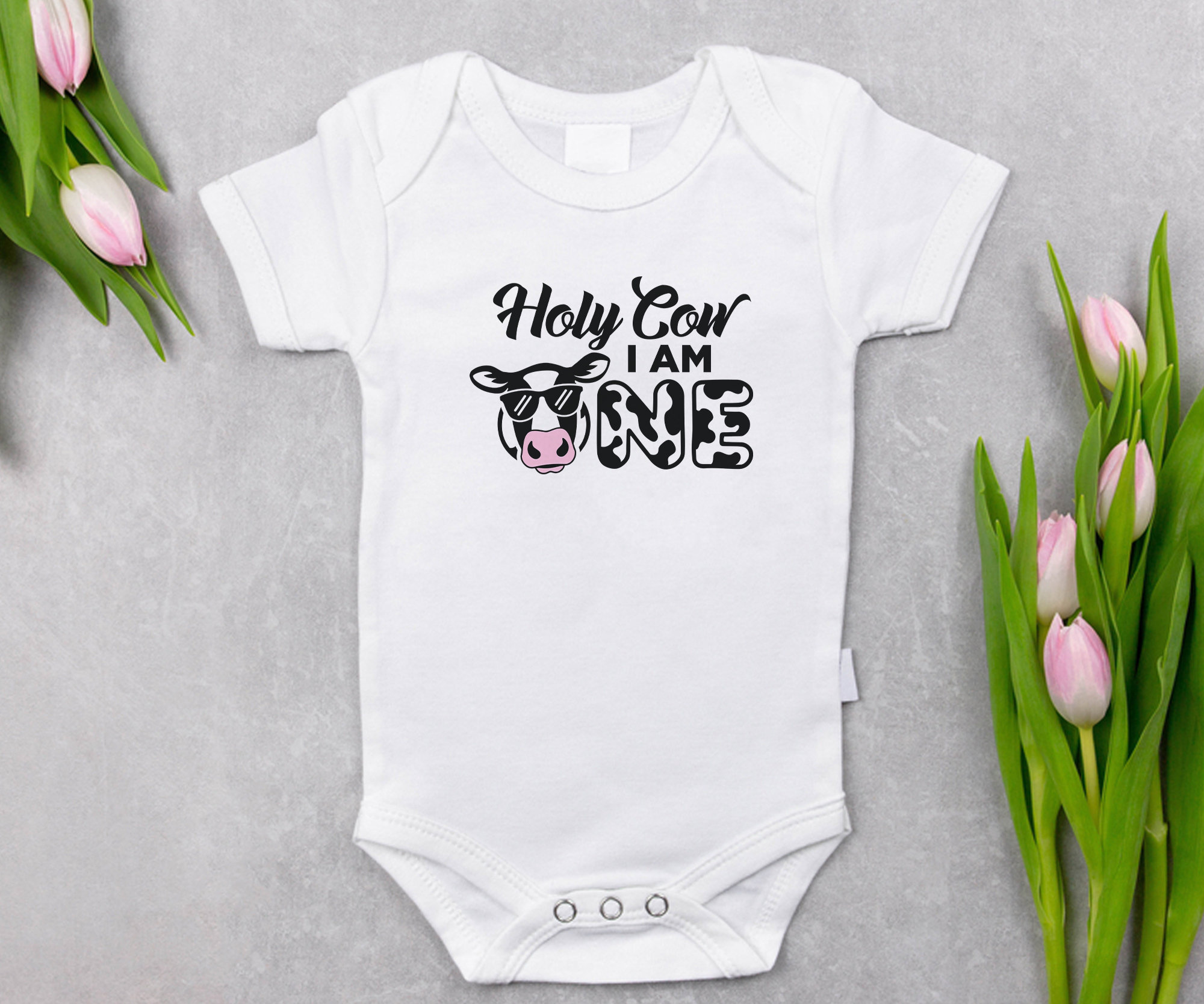 Holy Cow I Am One Svg Holy Cow Svg Boy 1st Birthday Svg Cow - Etsy