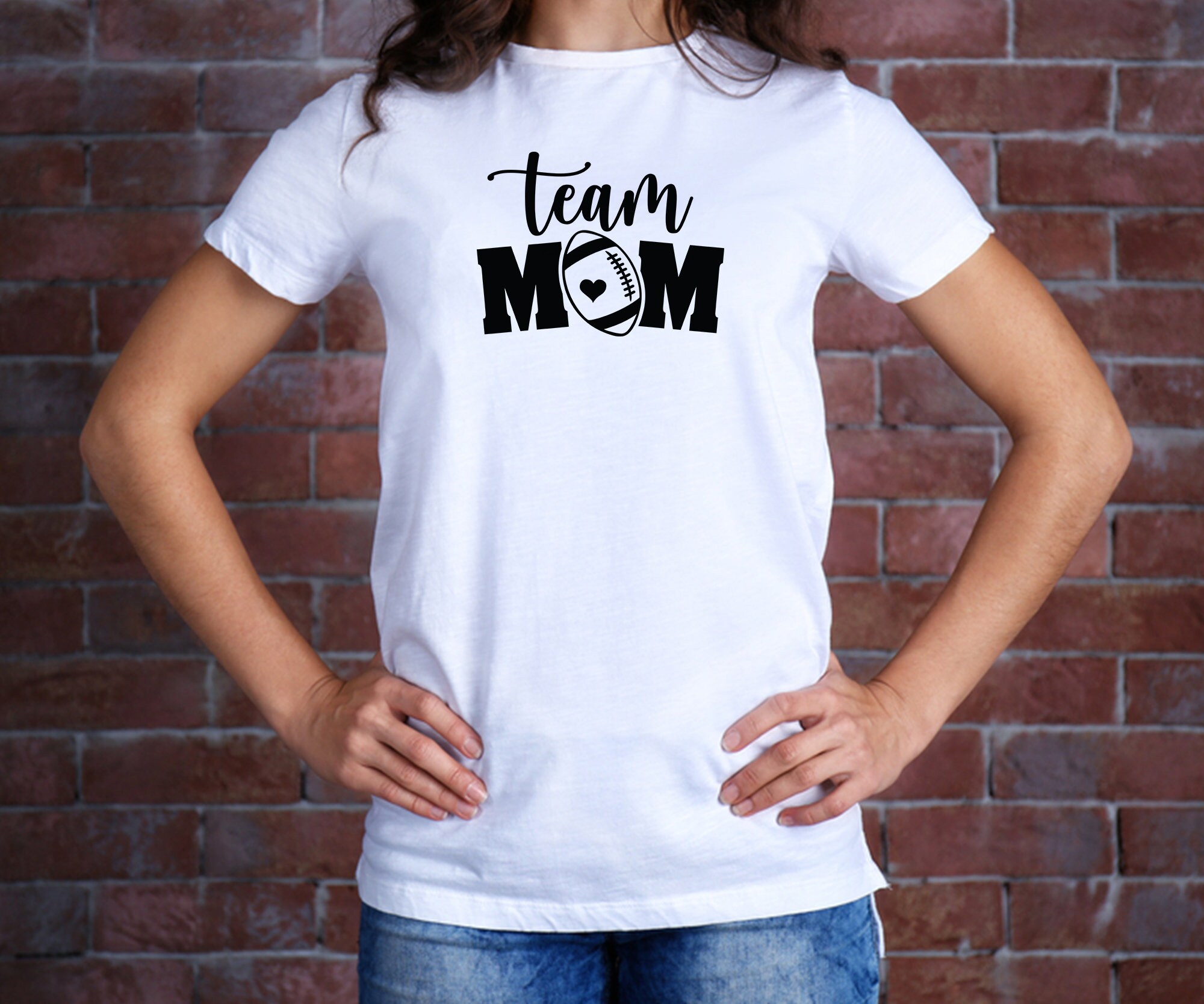 Team Mom Svg Football Mom SVG Football Svg Mom Life Svg - Etsy