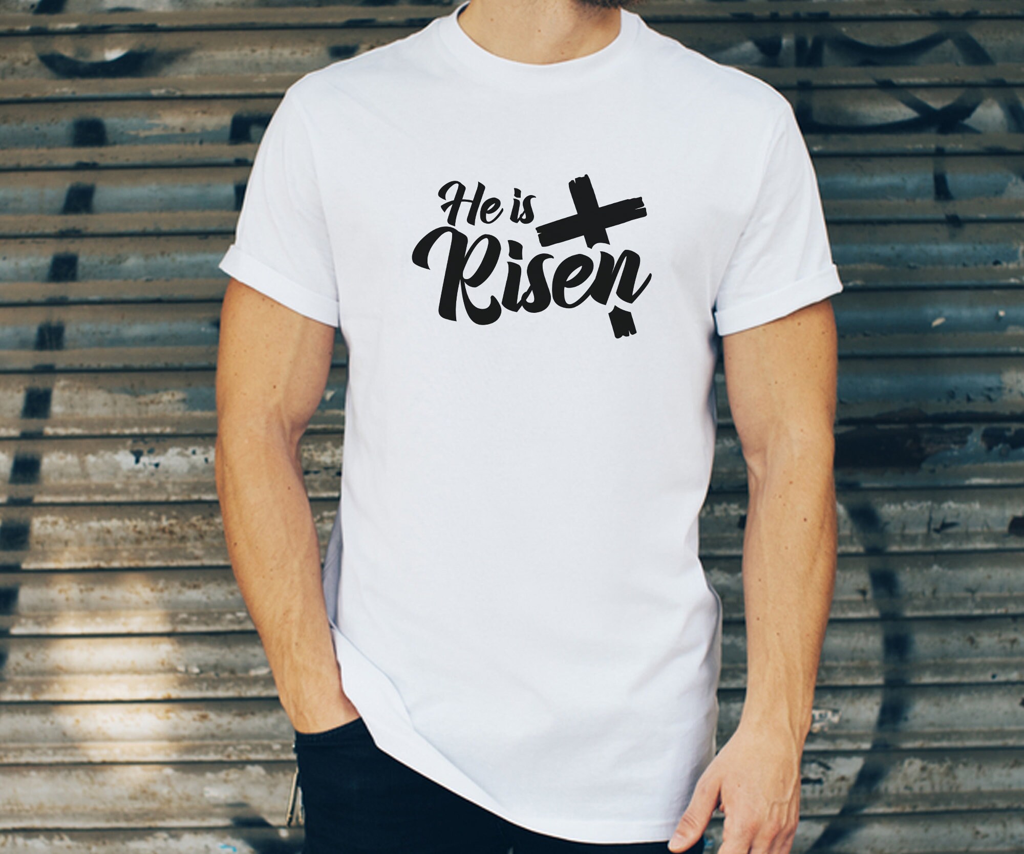 He is Risen Svg, He is Risen, Risen Svg, T-shirts, Cross Svg, Christian Saying Svg, Svg Designs ...