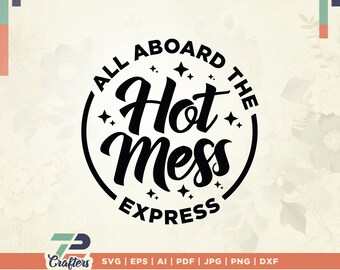Hot Mess Express Decal - Etsy