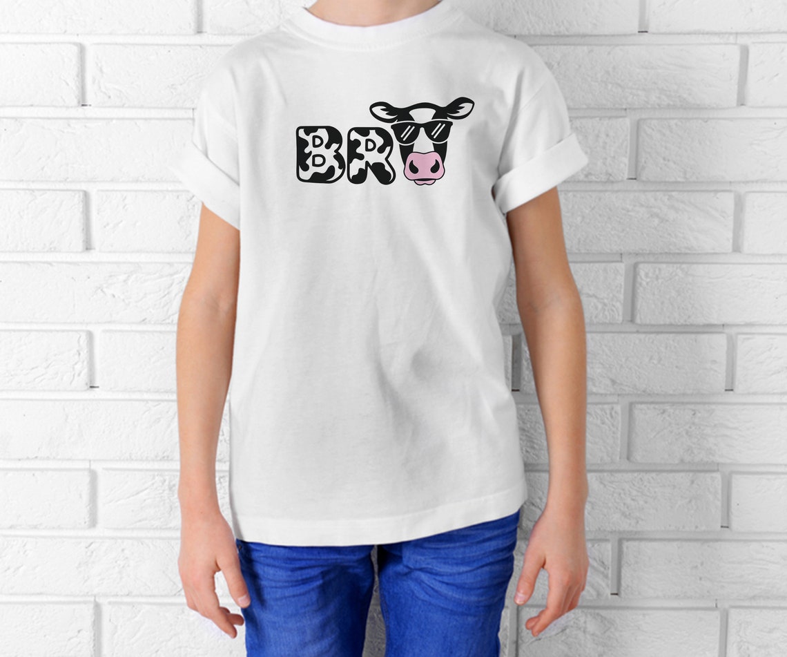 Cow Bro Svg Cow Brother Svg Bro Svg Cow Svg Big Brother - Etsy