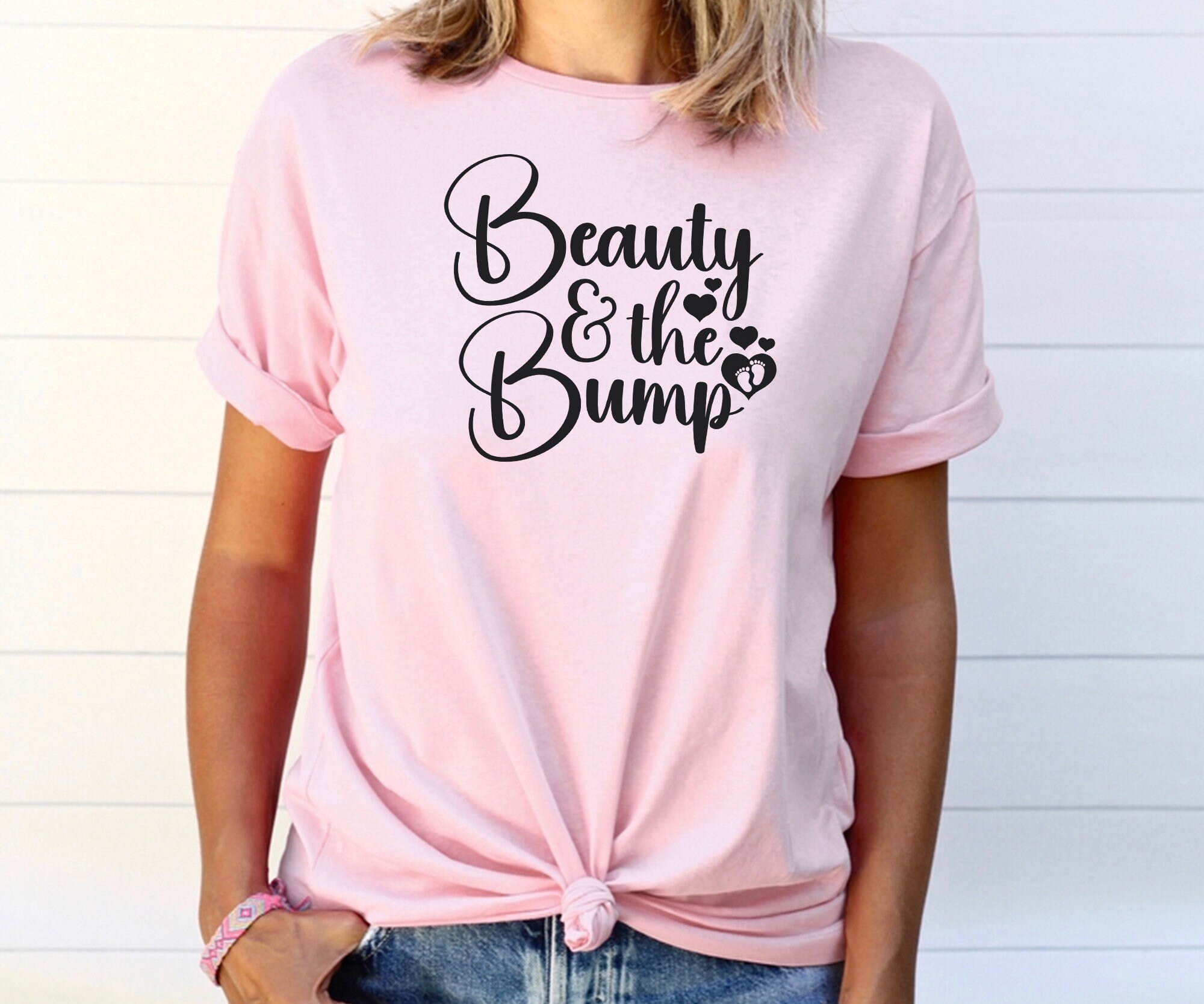 Beauty and the Bump Svg Funny Pregnancy Announcement Svg - Etsy