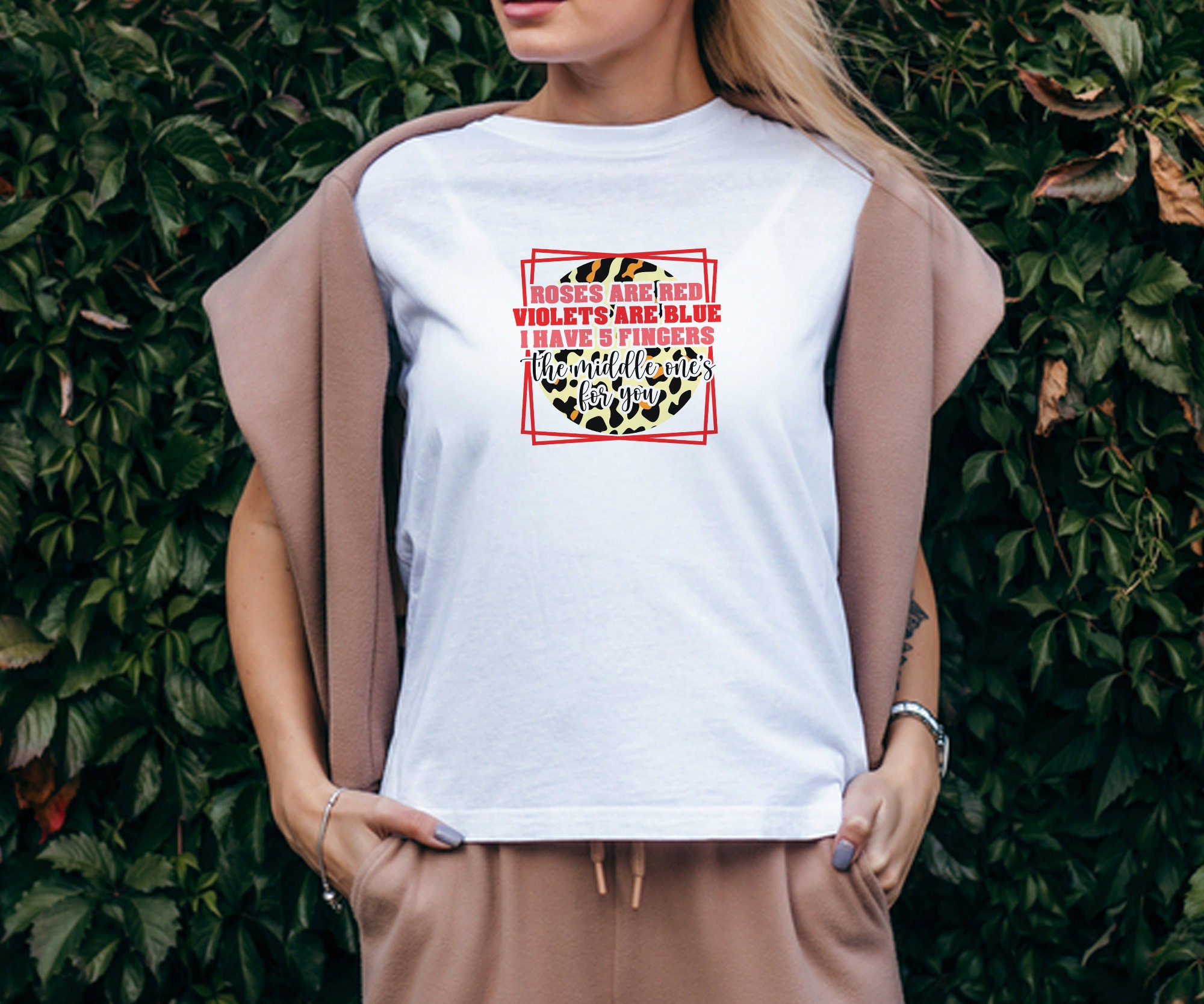 Roses Are Red Middle Finger for You Png, Print File for Sublimation ...