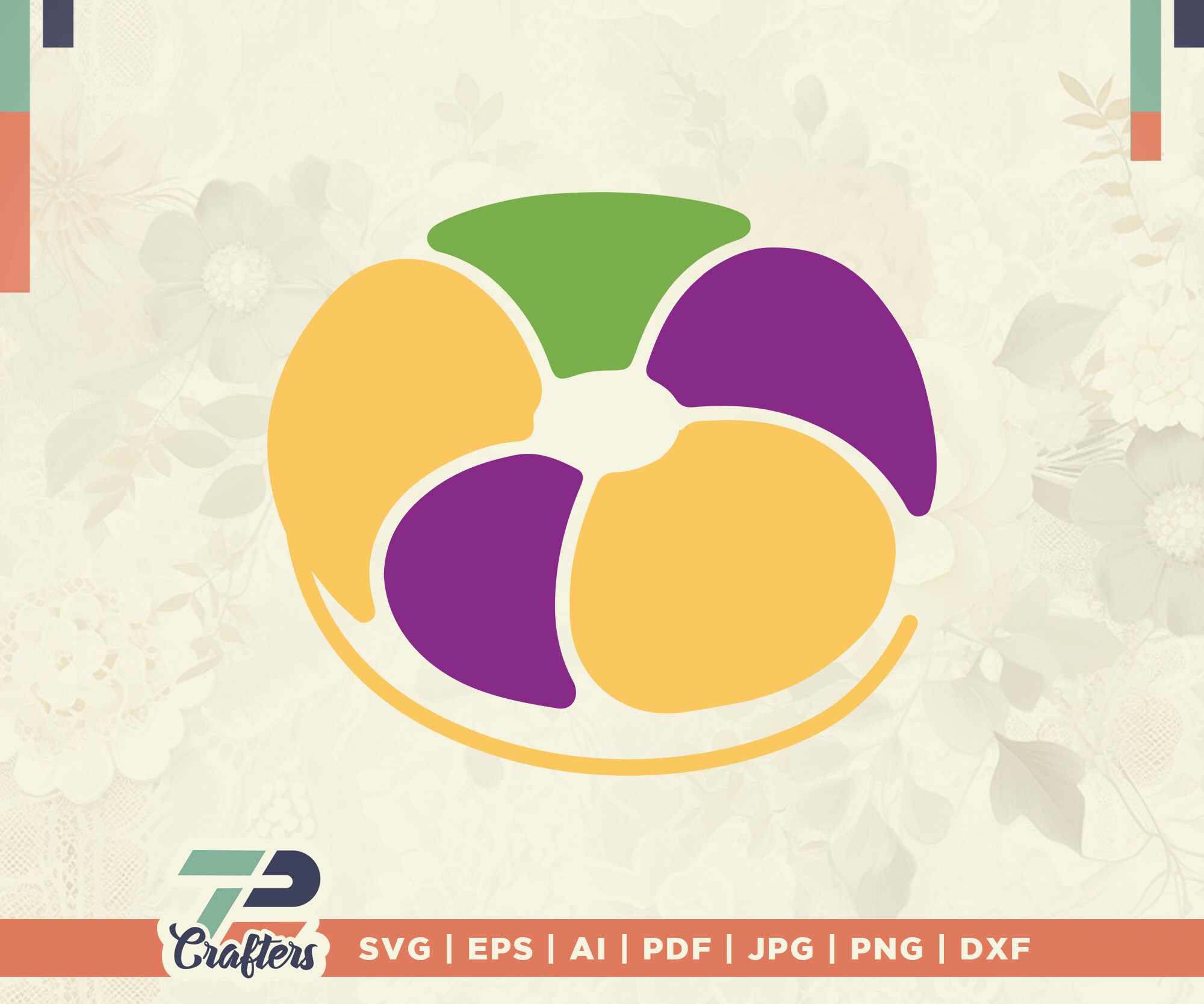 Mardi Gras King Cake Svg, King Cake Cut File, Mardi Gras Svg, Mardi ...