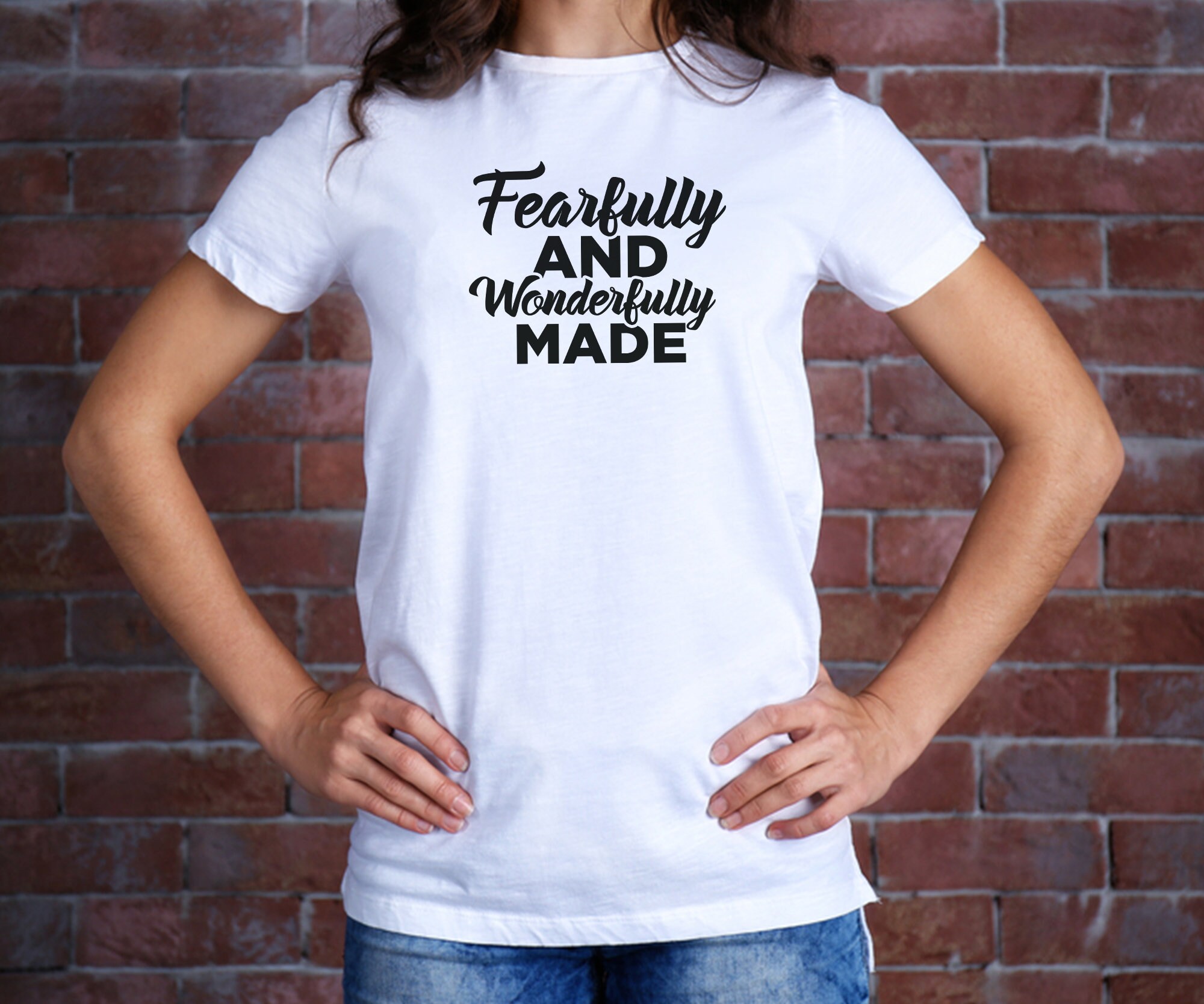 Fearfully and Wonderfully Made Svg, Fearfully Svg, Bible Verse Svg ...