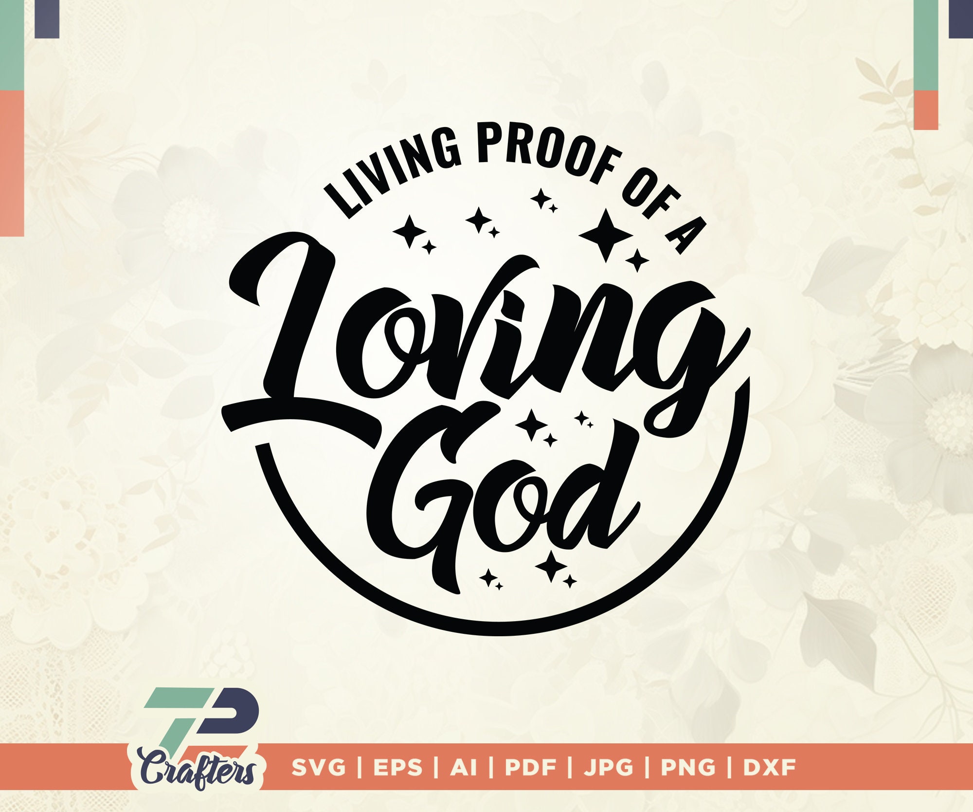 Living Proof of a Loving God Svg, Christian Streetwear Svg, Christian ...