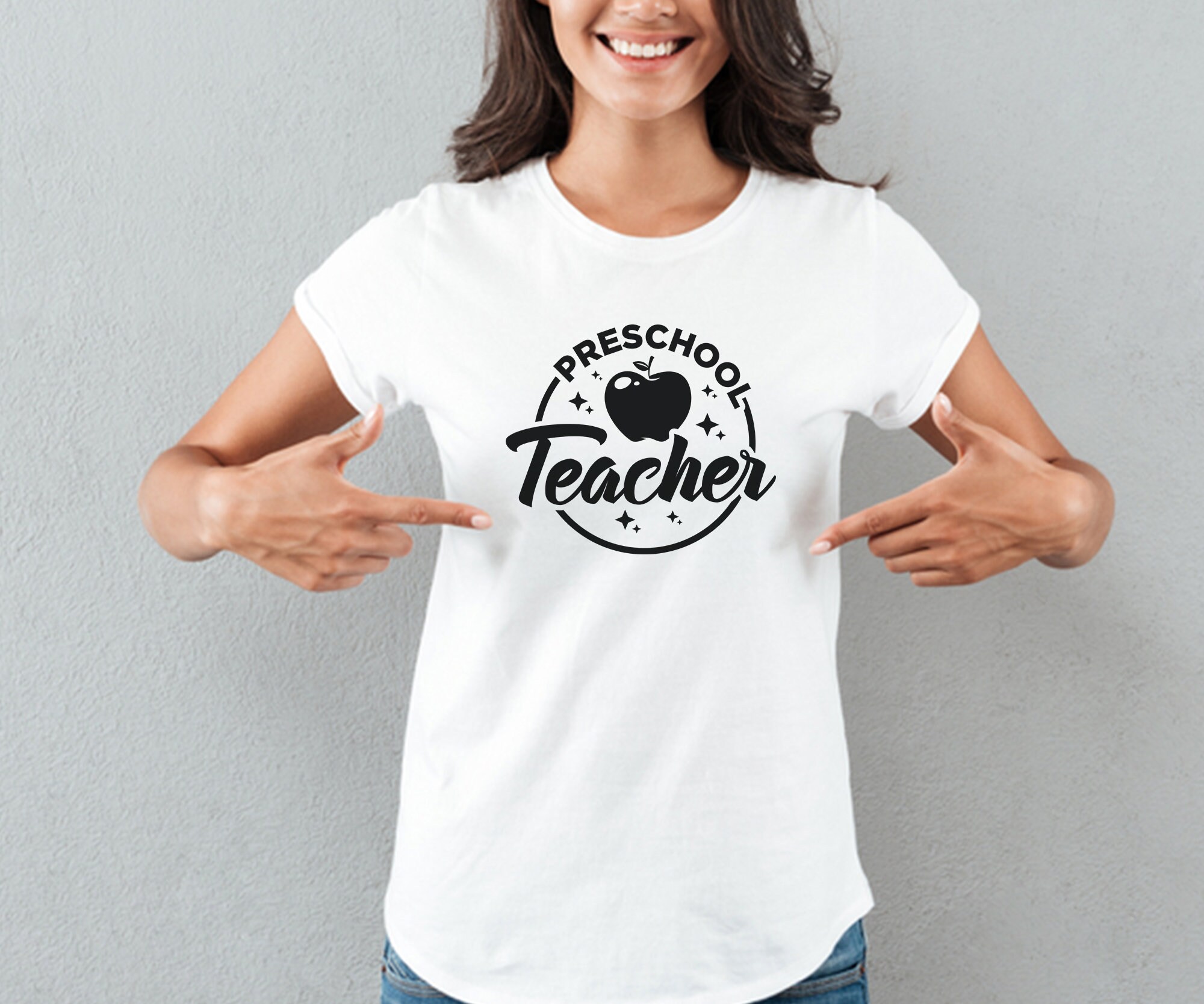 Preschool Teacher Svg, Apple Svg, Teacher Svg, Back to School Svg ...