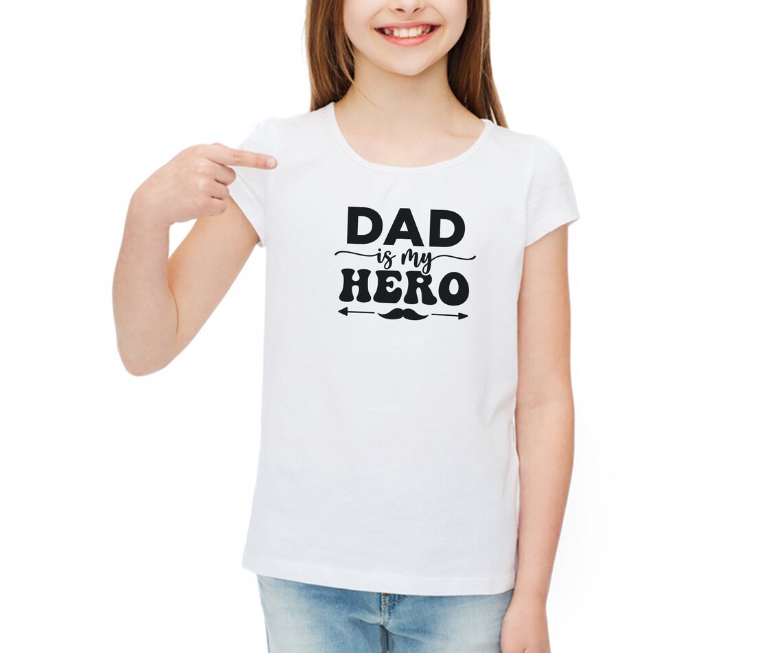 Dad is My Hero SVG Fathers Day Svg Digital Download - Etsy