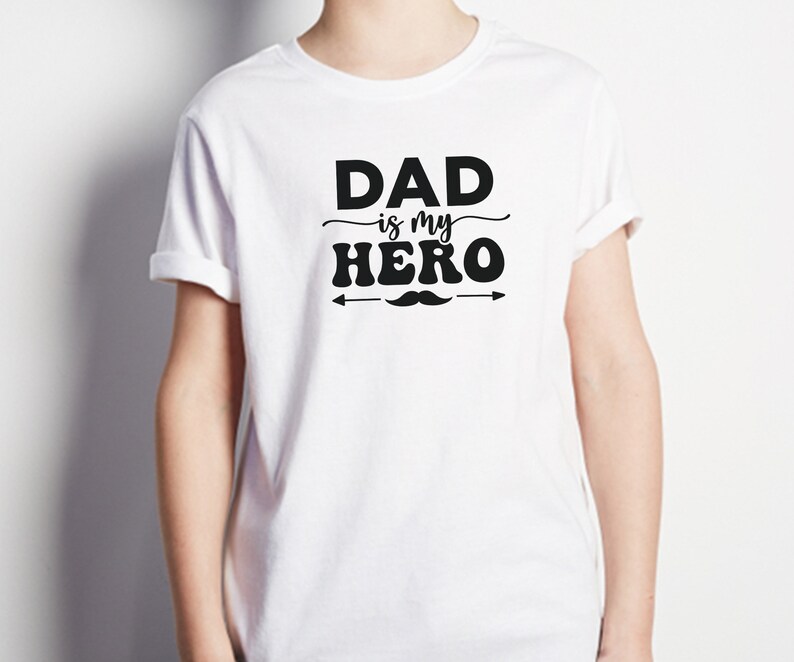 Dad is My Hero SVG Fathers Day Svg Digital Download - Etsy