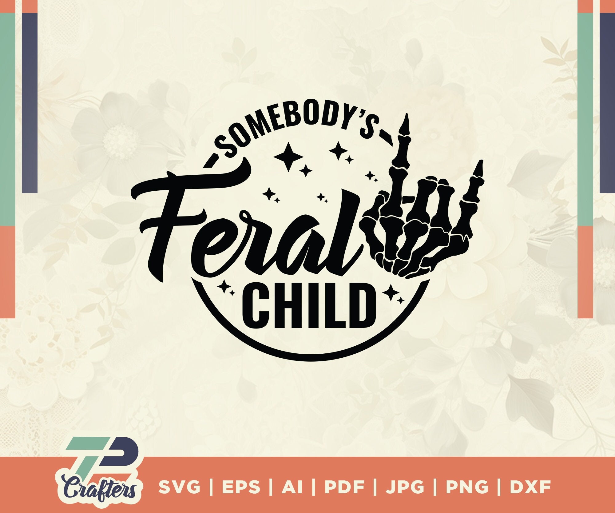 Somebody's Feral Child Svg, Funny Kids Svg, Kids Svg, Baby Svg, Kid ...