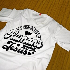 I Teach Tiny Humans About Jesus Svg, Bible School Svg, Bible School ...