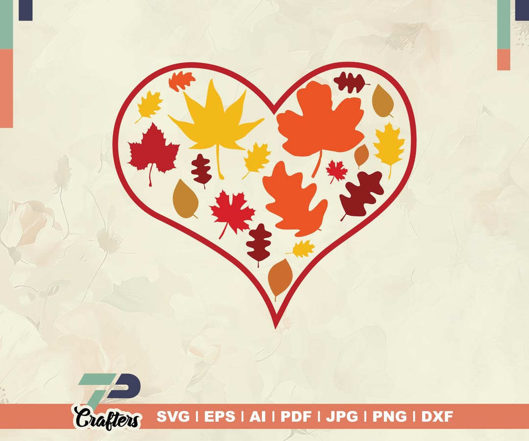 Love Heart SVG File, Heart Outline SVG, Layered Heart, Handmade Design ...