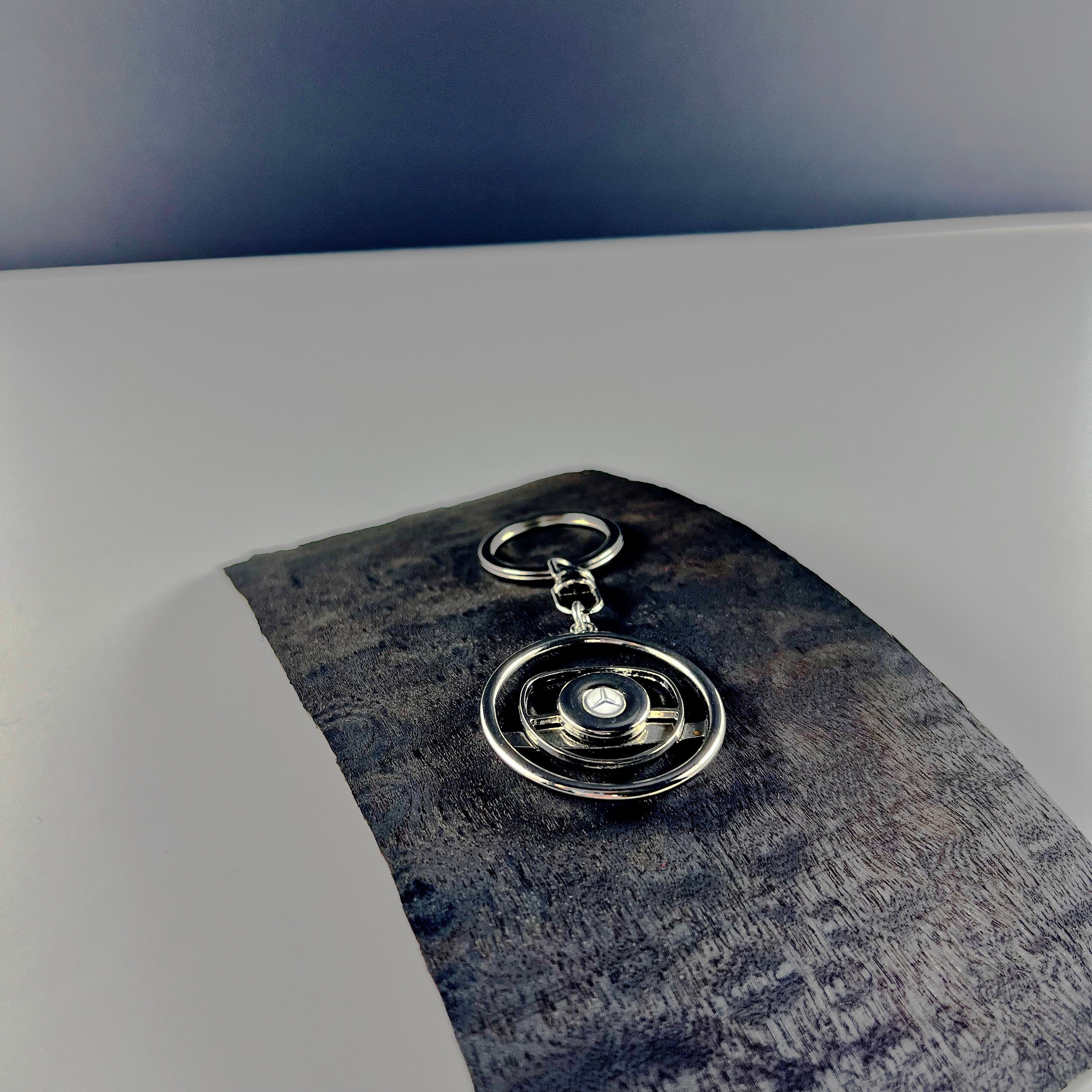 W115 Mercedes-benz Chrome Plated Steering Wheel Key Chain - Etsy