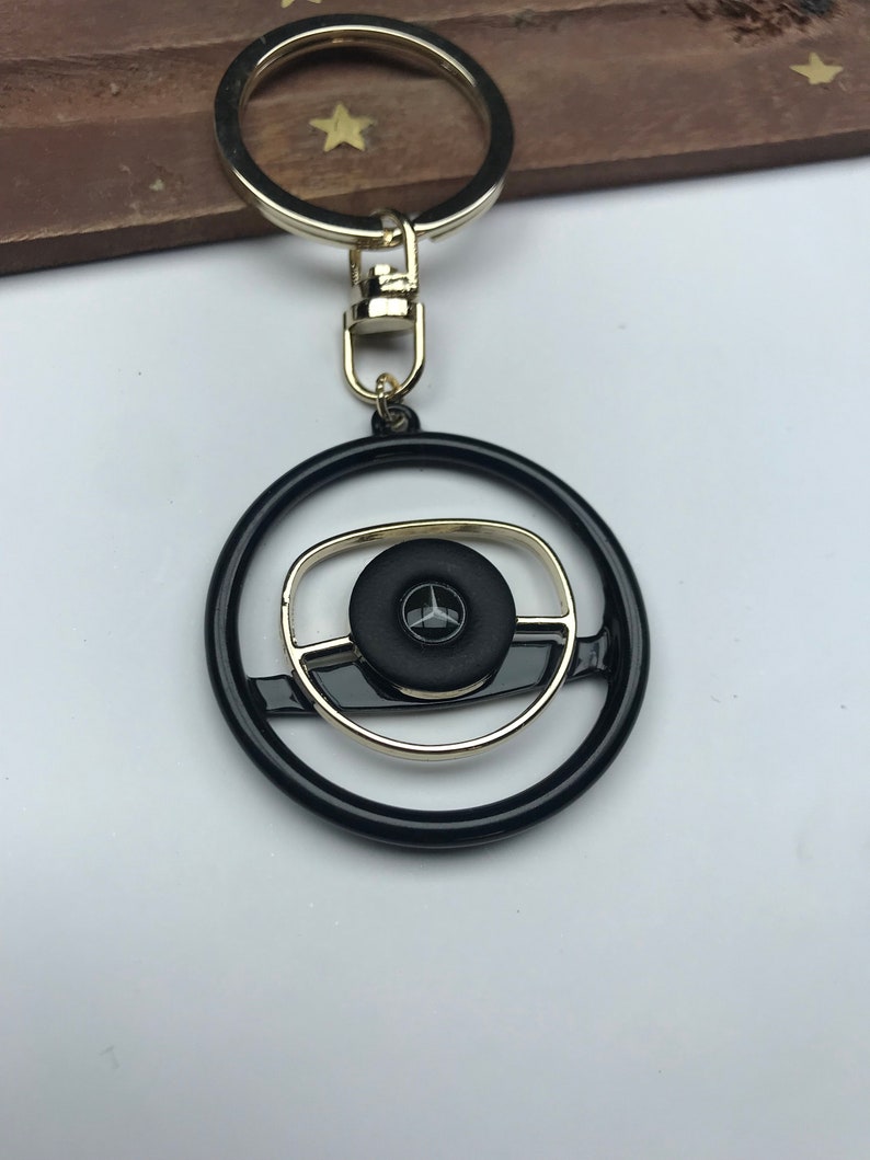 W115 Mercedes-benz Black Steering Wheel Key Chain - Etsy