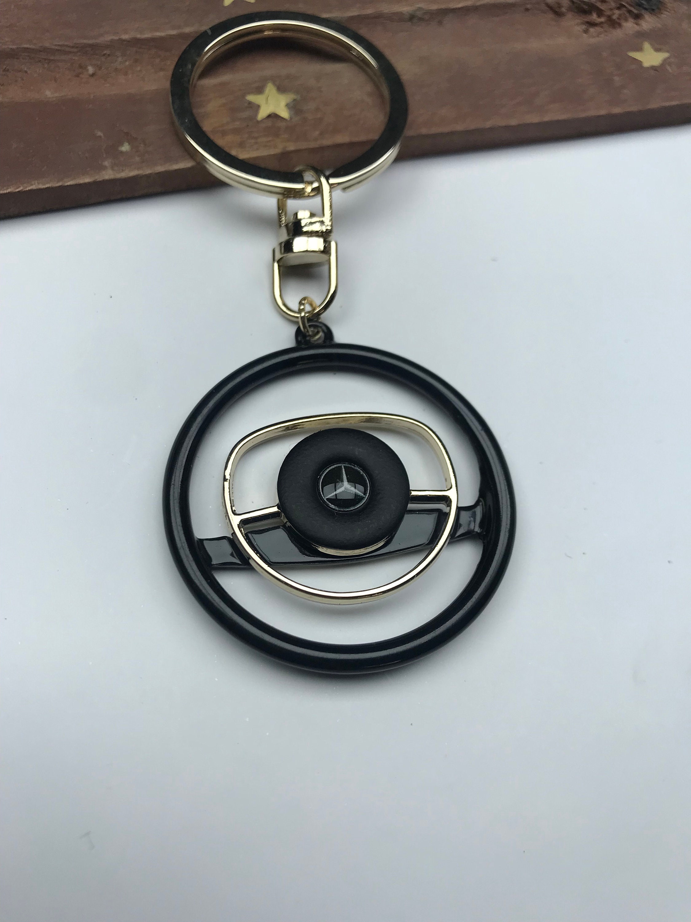 W115 Mercedes-benz Black Steering Wheel Key Chain - Etsy