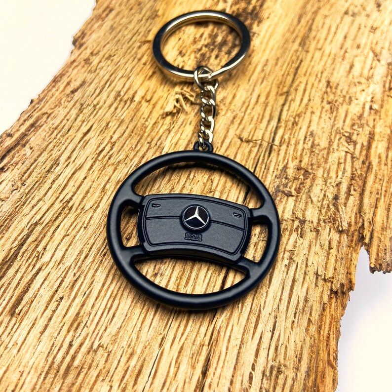 W126 Mercedes-benz Steering Wheel Key Chain - Etsy