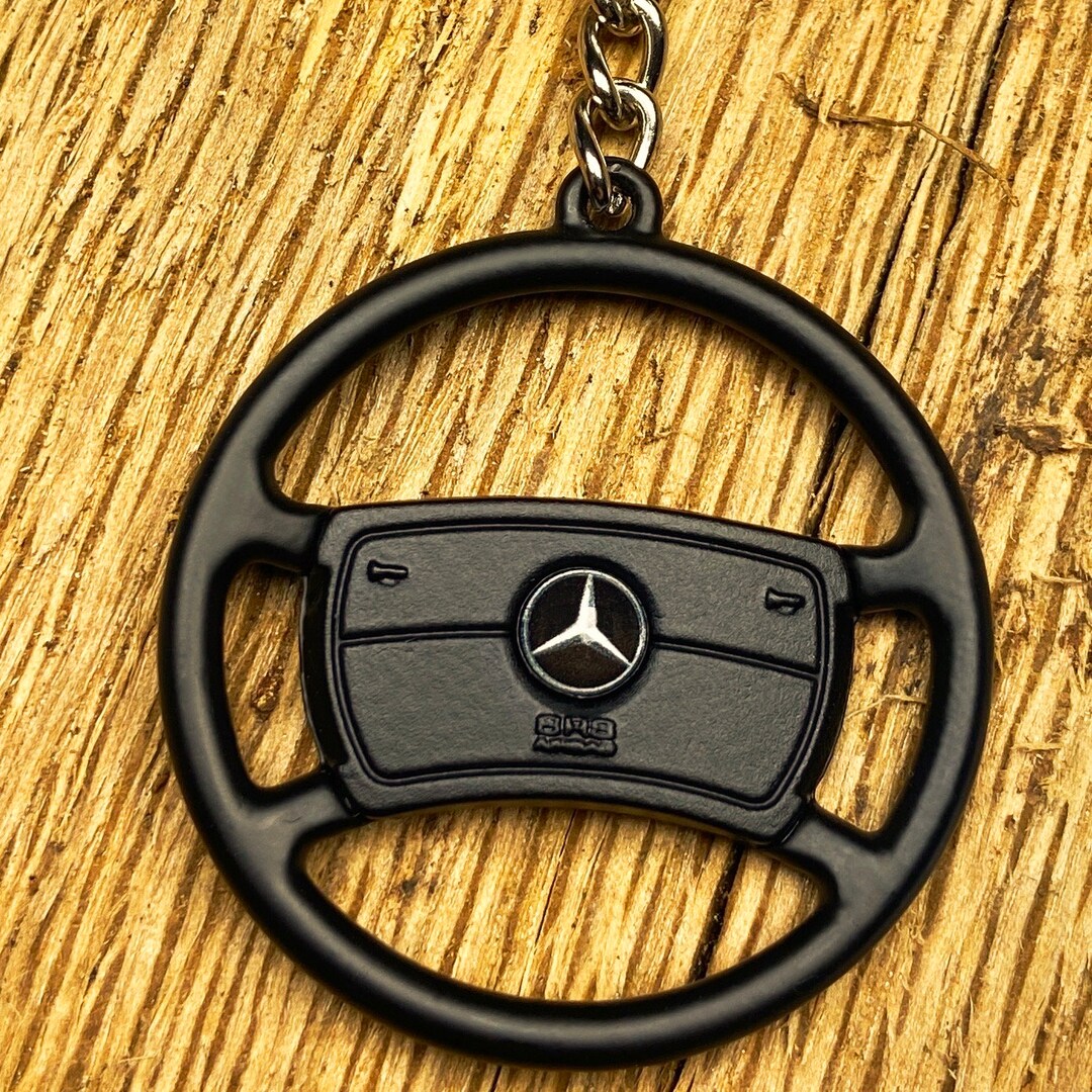 W126 Mercedes-benz Steering Wheel Key Chain - Etsy