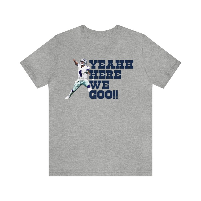 Yeah Here We Go Shirt Dak Prescott Dallas Cowboys MVP T-shirt 4 ...