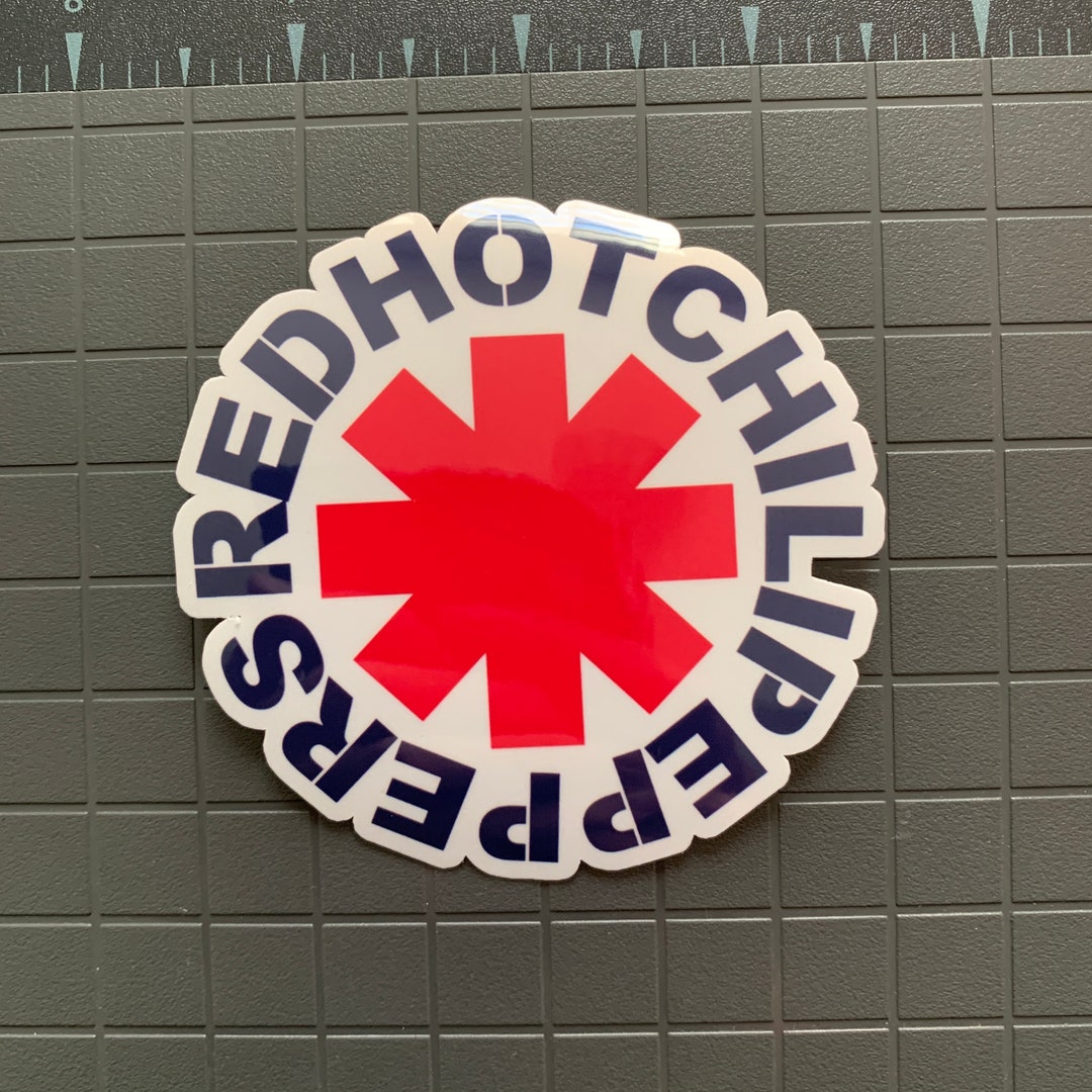 Red Hot Chili Peppers Emblem Sticker Super High Quality RHCP Logo Decal ...