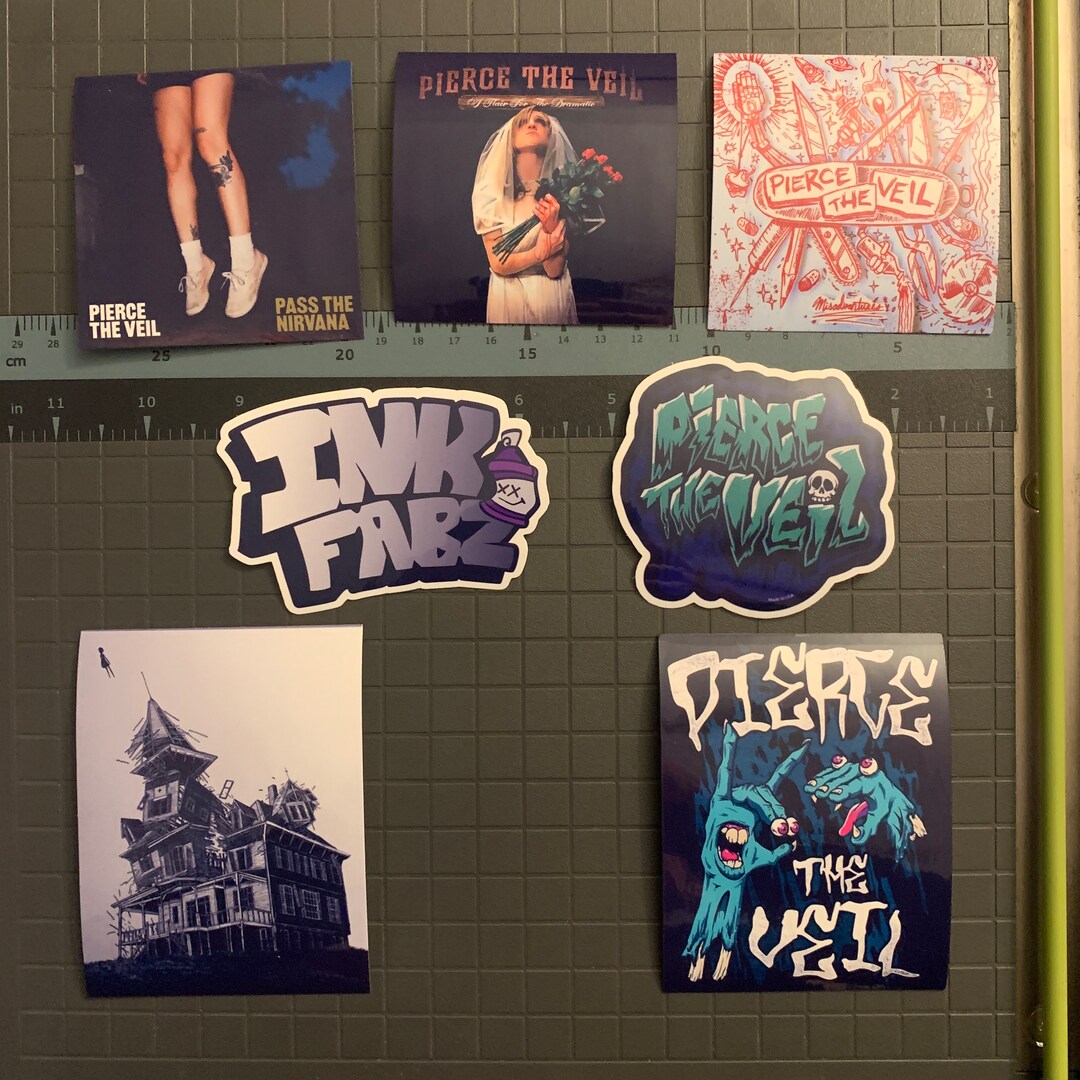Pierce the Veil Sticker Pack Collectors Ultra Premium Pierce the Veil ...