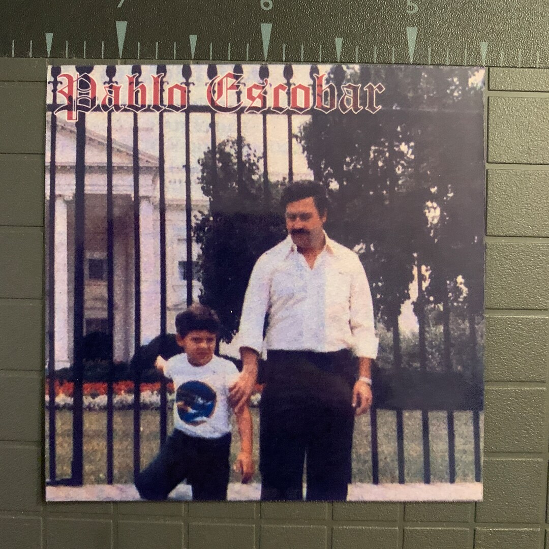 Pablo Escobar Sticker Pablo at the Whitehouse Decal Premium UV - Etsy
