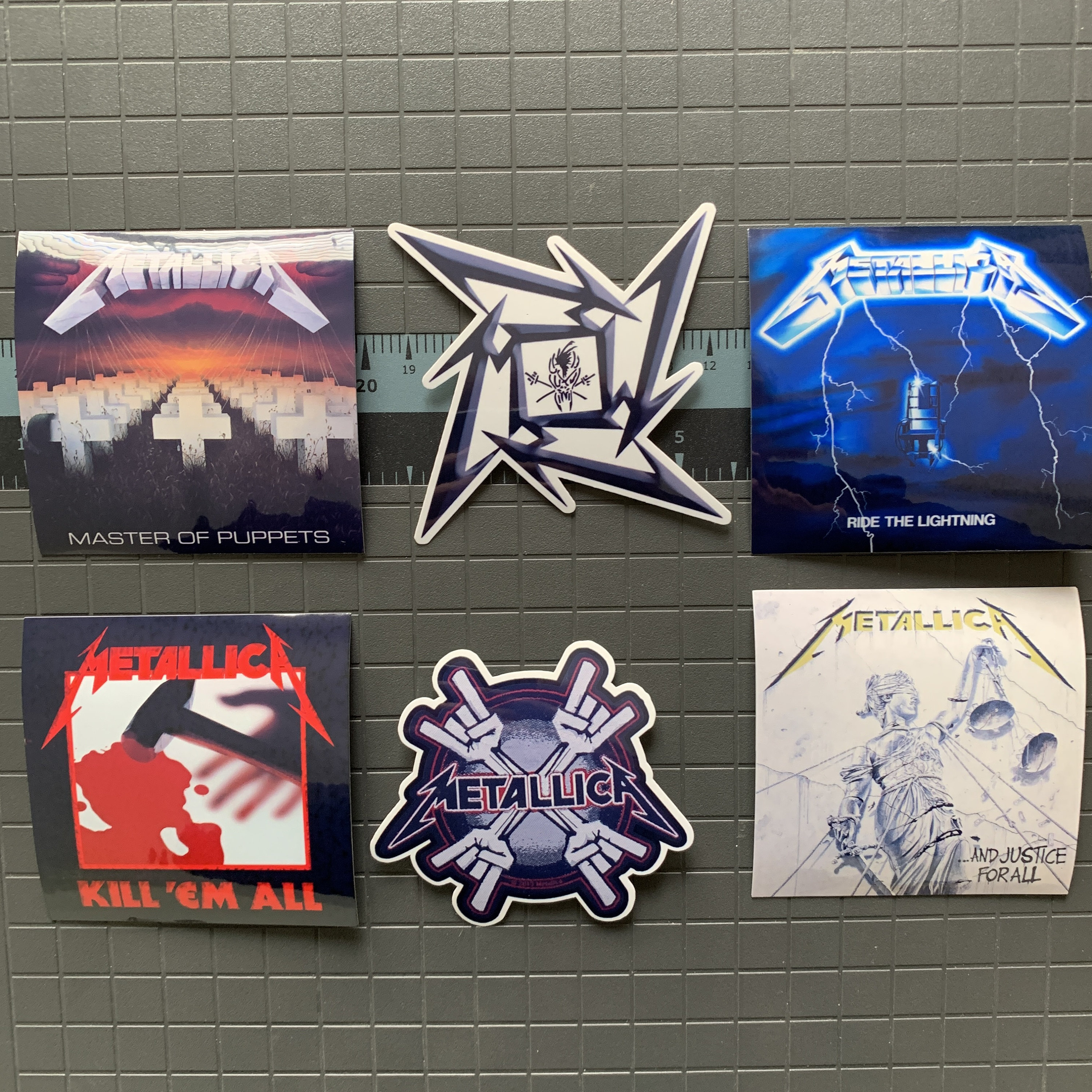 Metallica Sticker Pack 6pc Metallica Collectors Pack Ultra High Quality ...