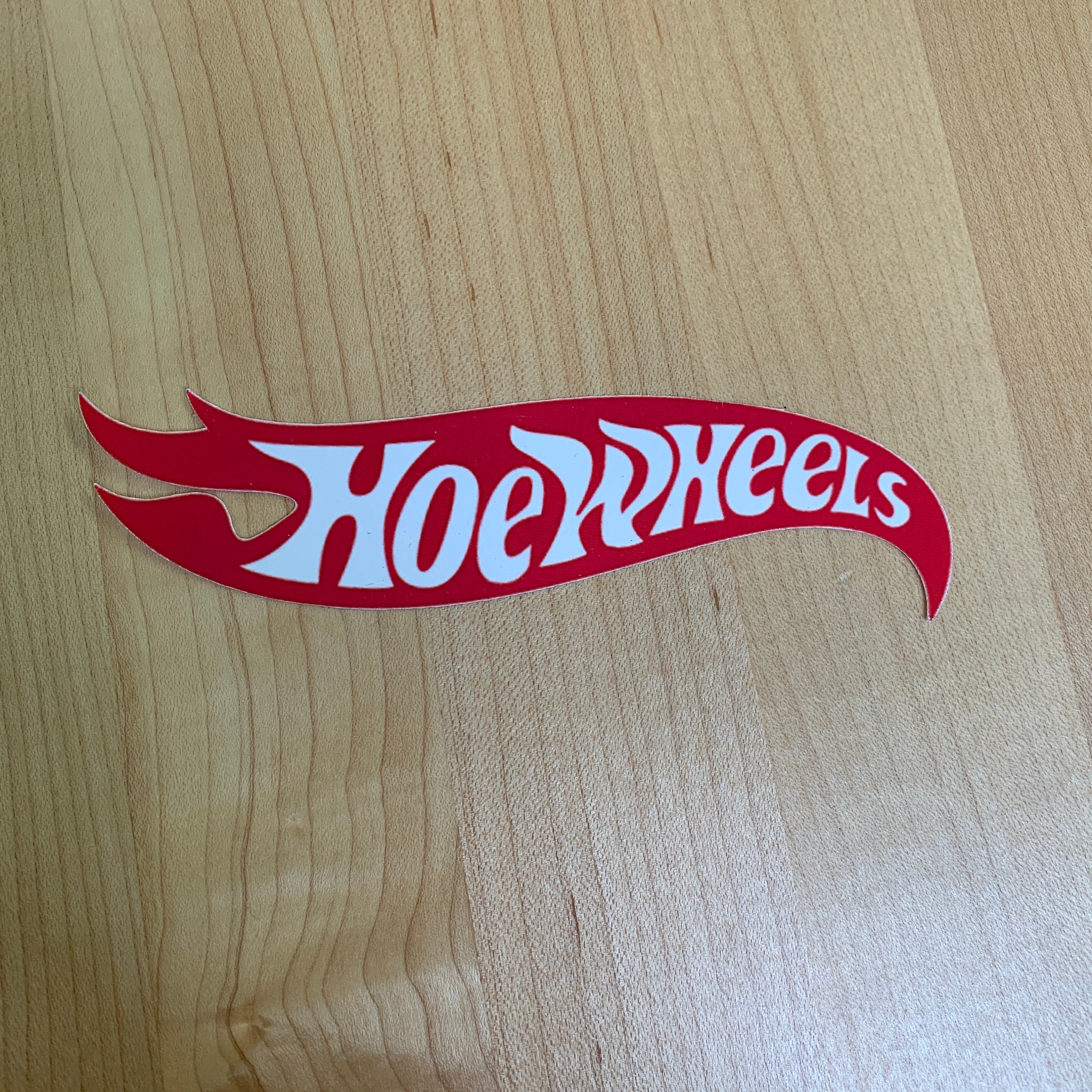Hoe Wheels Funny Hot Wheels Sticker Prank Sticker for Cars - Etsy