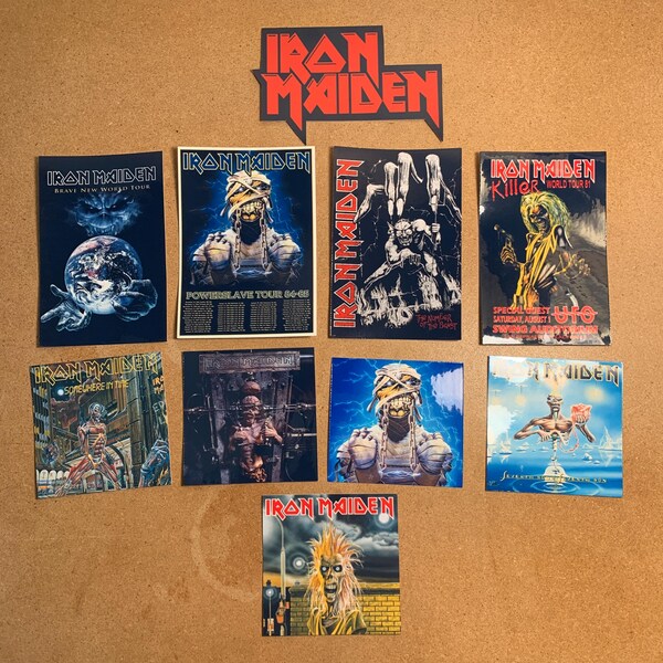 Sticker Pack Iron Maiden - Etsy