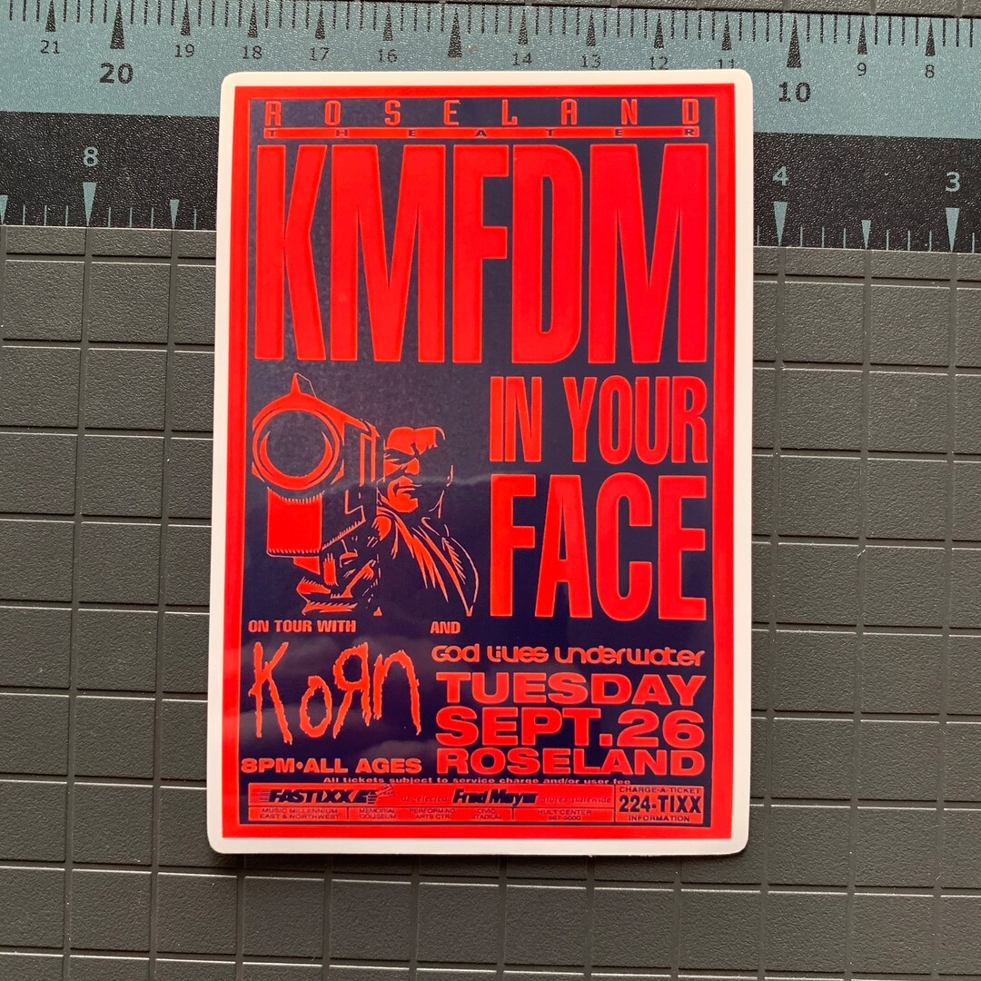 Korn 'in Your Face' Sticker Ultra Premium Korn Decal UV and Water ...