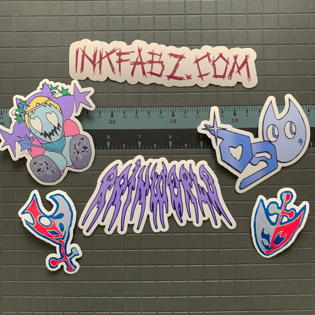 Bladee Squad Sticker Pack Ultimate Bladee Decal Pack 5 Drain - Etsy