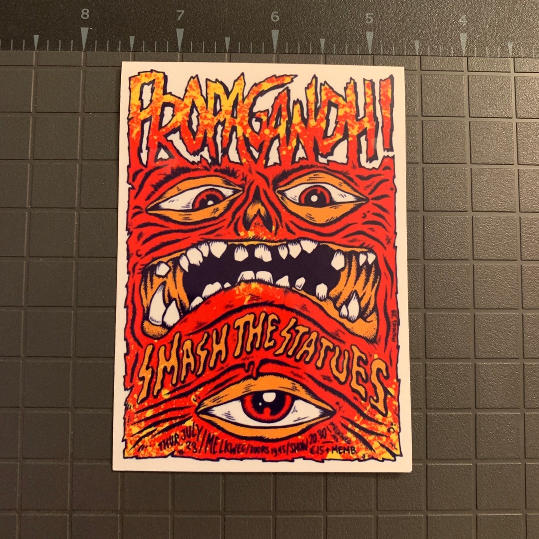 Propagandhi Sticker Punk Band Decal UV and Water Resistant 90s Band ...