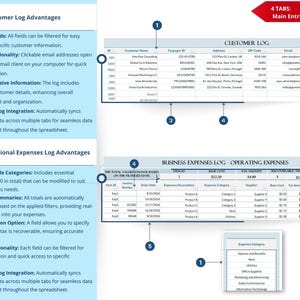 Small Business Log Excel: A4 Invoice Template, Quote Estimate ...