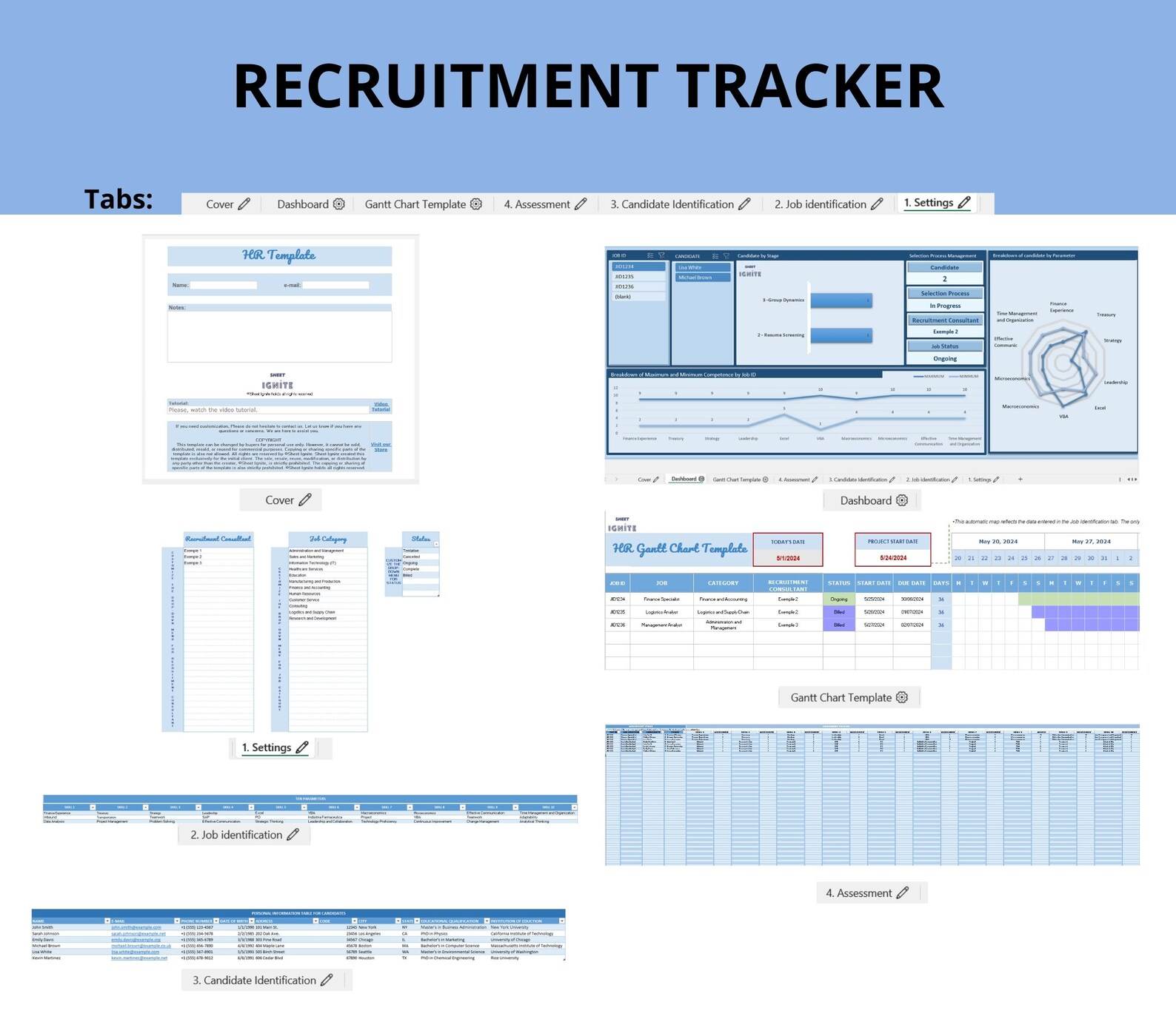 Hiring Tracker: Comprehensive HR Dashboard for Recruitment Analysis ...