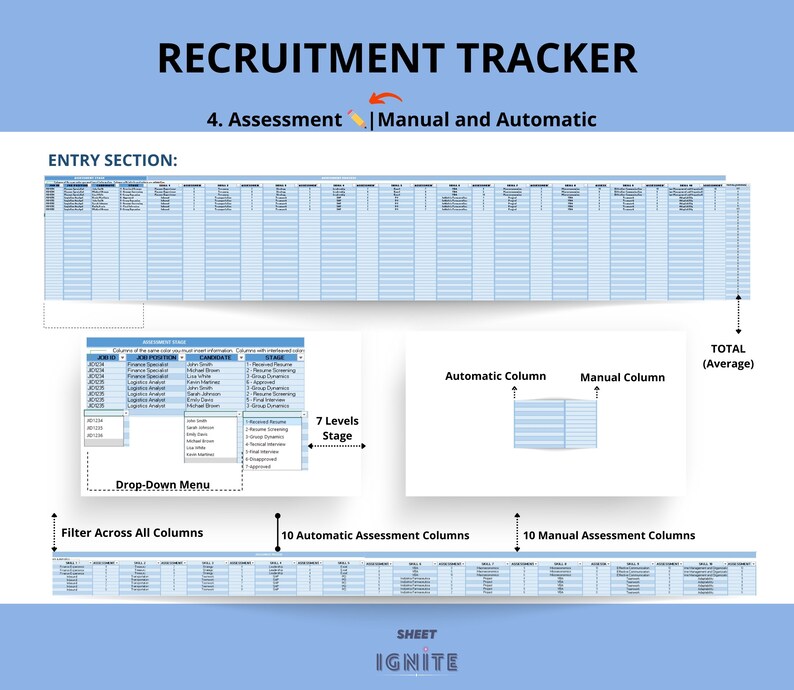 Hiring Tracker: Comprehensive HR Dashboard for Recruitment Analysis ...