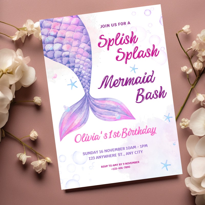Mermaid Pool Party - Etsy