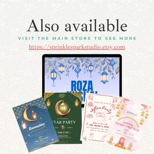 Roza Kushai Celebration Invitation, First Fast Invitation, Roza Khushai ...