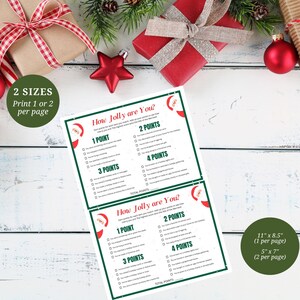How Jolly Are You? Christmas Party Game, Fun Holiday Group Activity ...