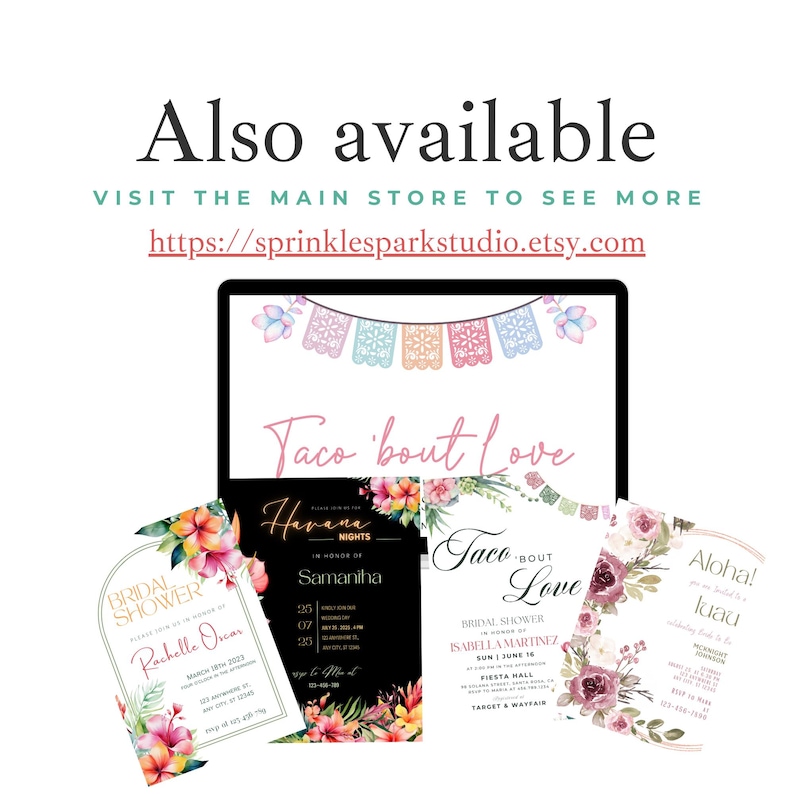 Taco 'bout Love Bridal Shower Invitation, Editable Fiesta Bridal Invite ...
