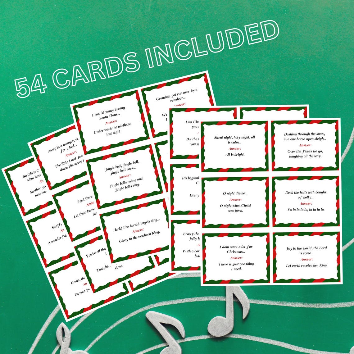 Christmas Finish the Lyrics Game, Christmas Carol Finish the Lyric Game ...