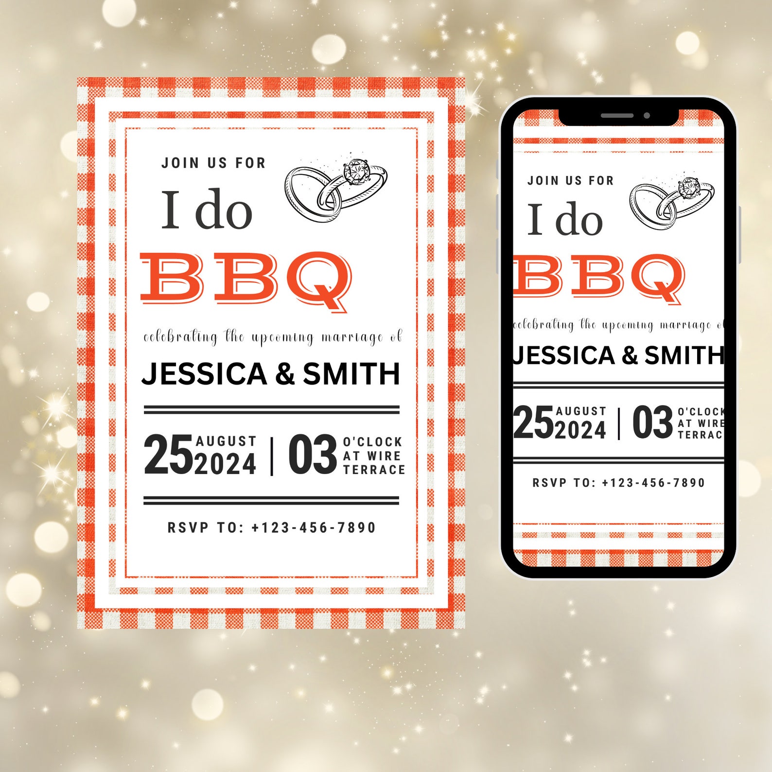 I Do BBQ Invitation, I Do BBQ Couples Invitation, Bbq Engagement, I Do ...