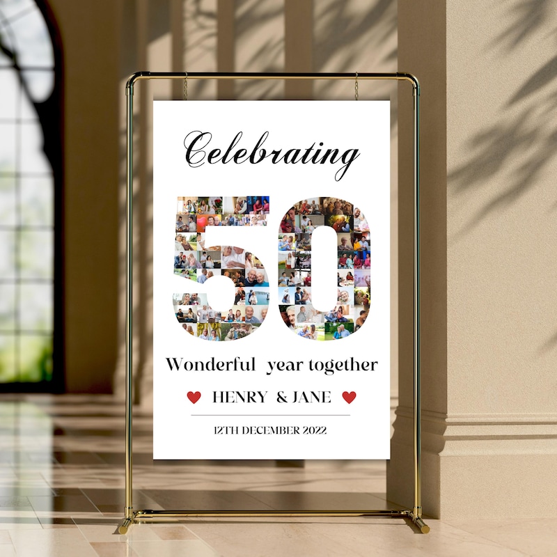 50th Anniversary Poster - Etsy