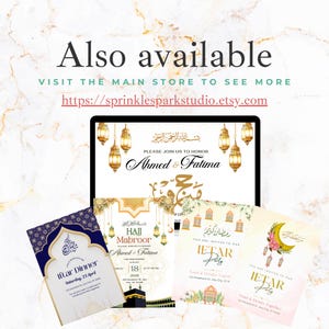 Hajj Invitation Template, Editable Hajj Party Invite, Islamic ...