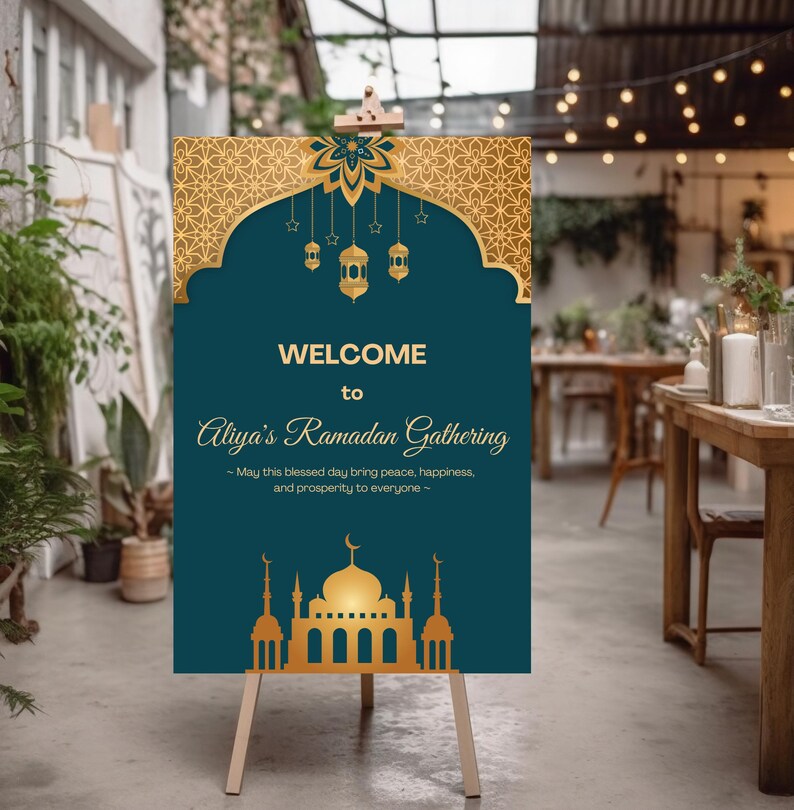 Ramadan Iftar Sign, Ramadan & Eid Decorations, Iftar Party Decor, Eid ...