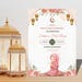 Roza Kushai Invitation, First Roza Celebration Invite, Editable Ramadan ...