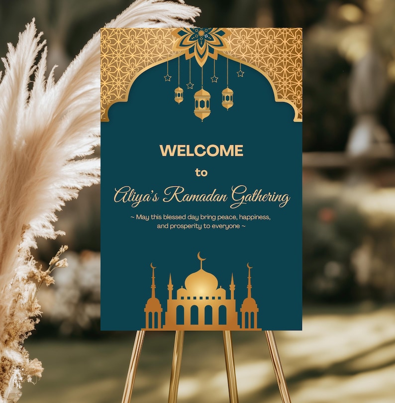 Ramadan Iftar Sign, Ramadan & Eid Decorations, Iftar Party Decor, Eid ...
