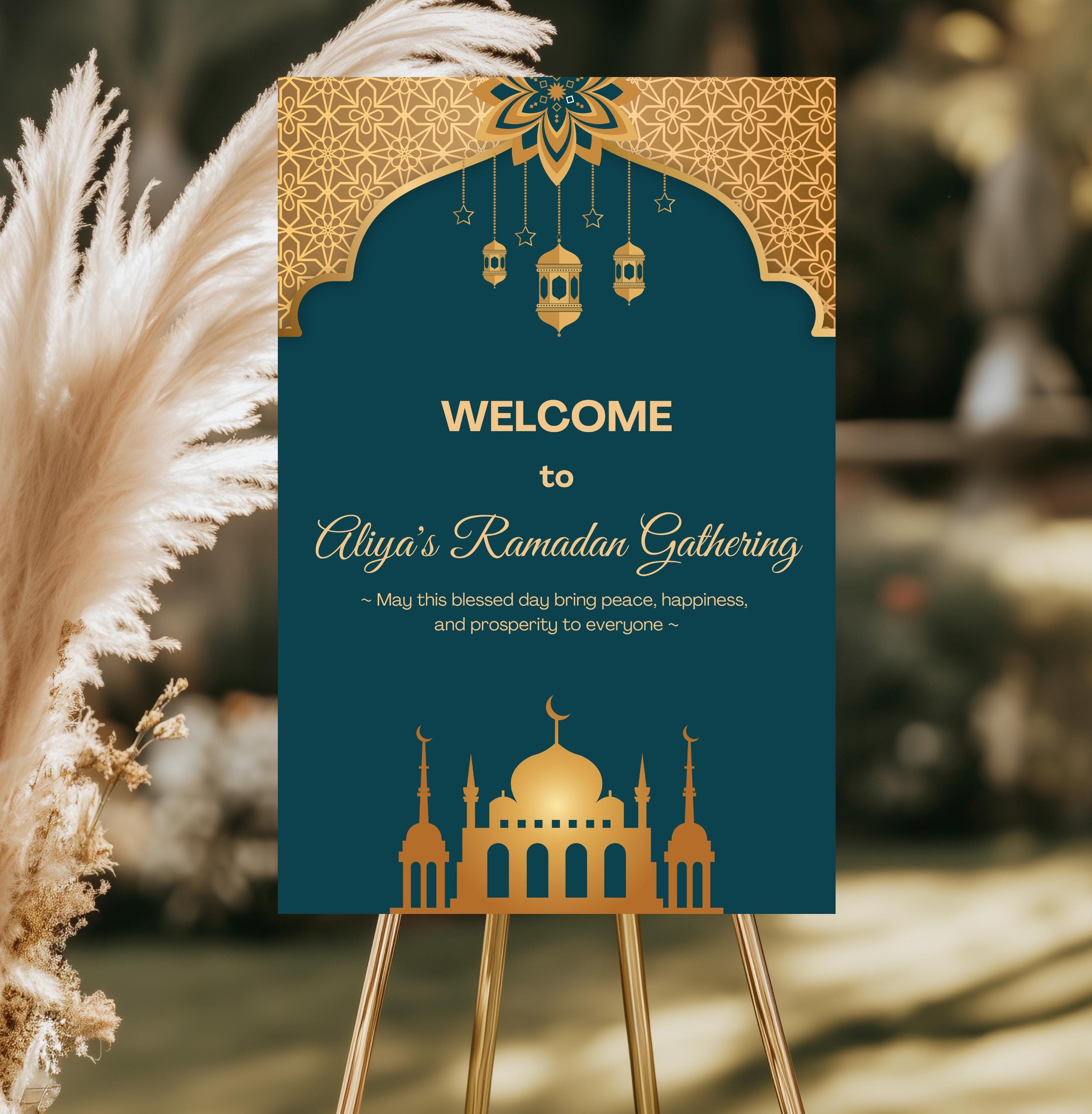 Ramadan Iftar Sign, Ramadan & Eid Decorations, Iftar Party Decor, Eid ...