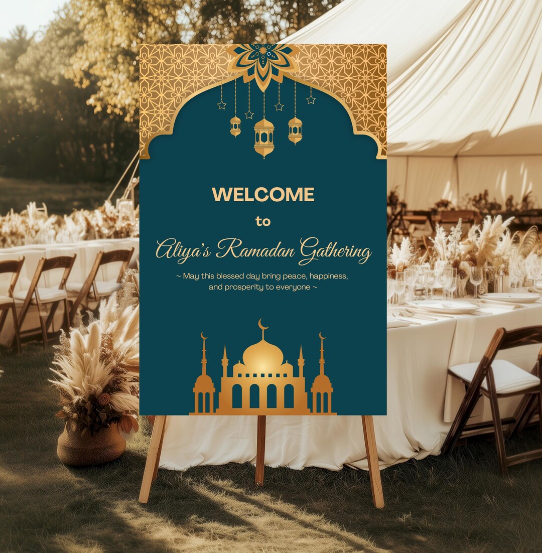 Ramadan Iftar Sign, Ramadan & Eid Decorations, Iftar Party Decor, Eid ...