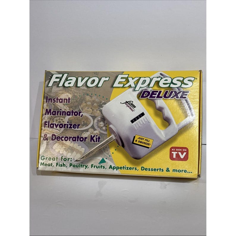 Flavor Express as Seen on TV Instant Marinator Flavorizer Decorator Kit ...