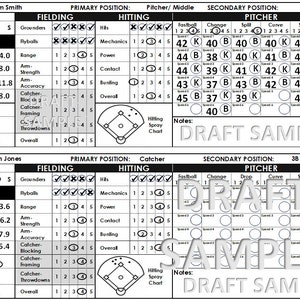 Baseball Tryout Form - Etsy