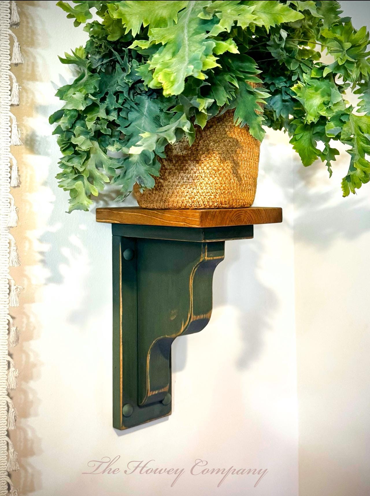 Plant Stand, Wall Mounted Plant Shelf, Wood Plant Holder, Home Decor ...